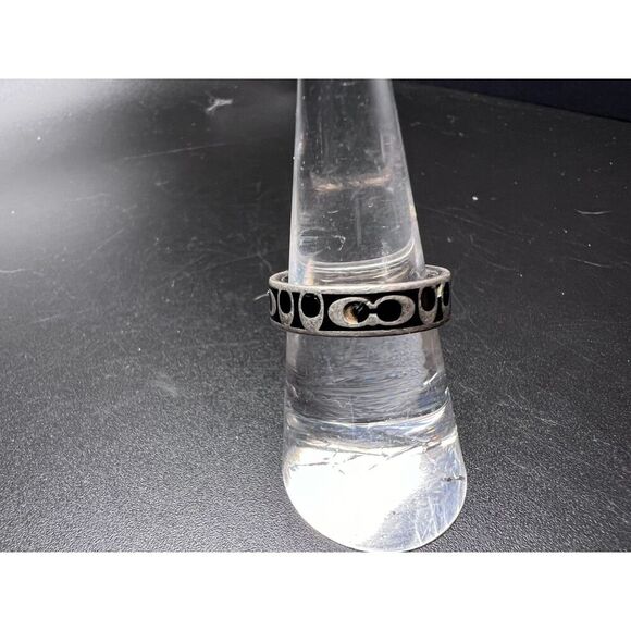 Coach | Jewelry | Coach Signature Logo Ring | Poshmark